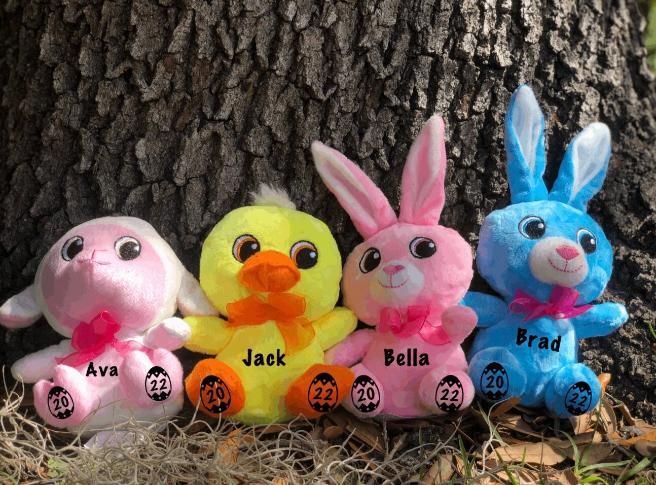 Personalized Easter Bunny Plush Animals Custom Easter Plush | Etsy