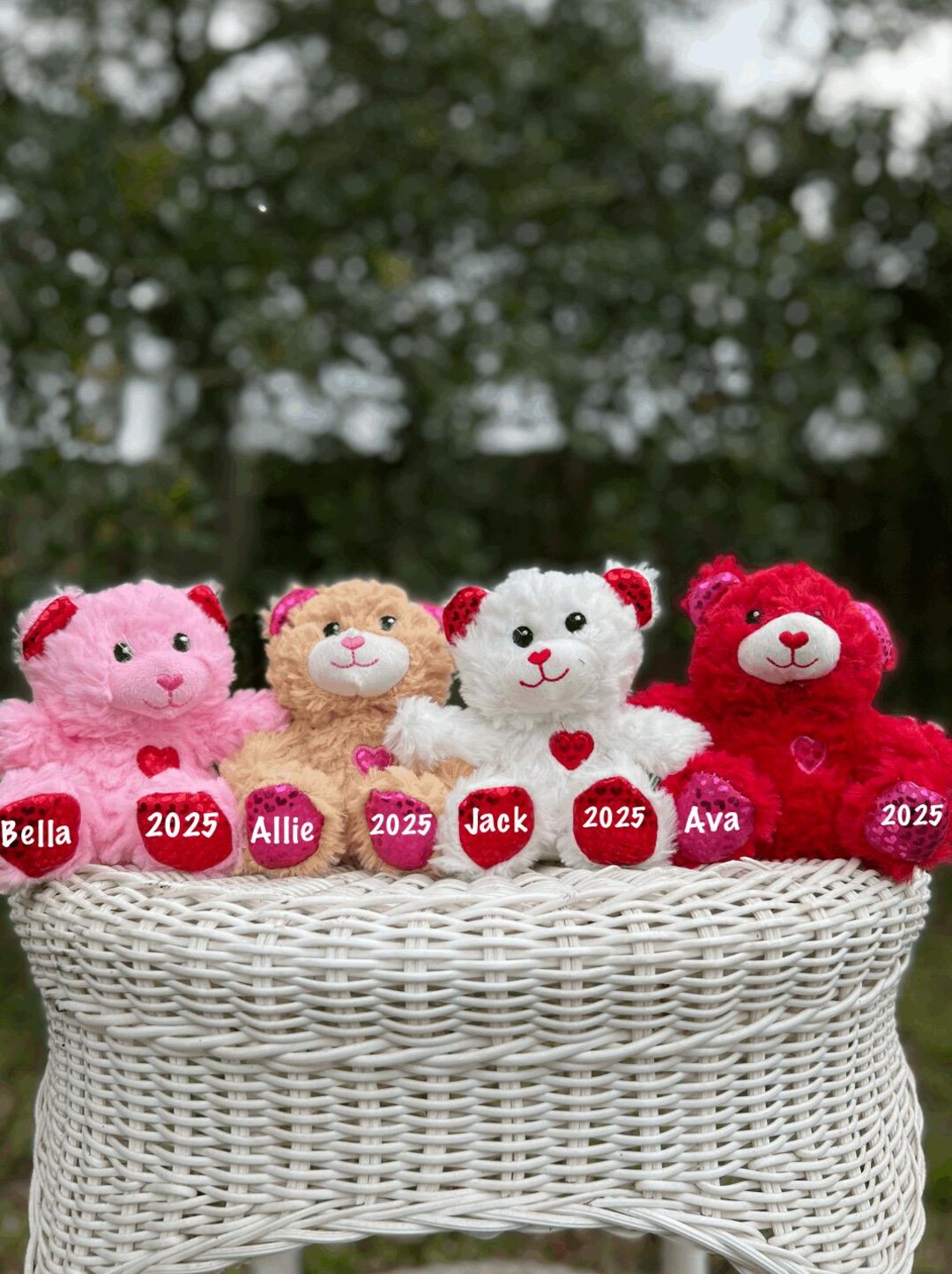 Personalized Valentine’s Day Teddy Bears, Custom Valentines Bear ...