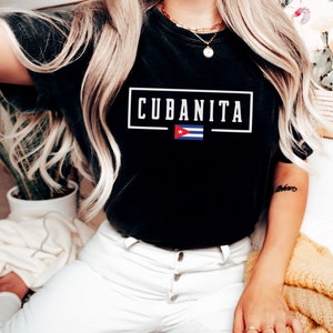 Cubanita Shirt, Free Cuba Shirt, SOS Cuba, Patria Y Vida, Cuban Flag ...