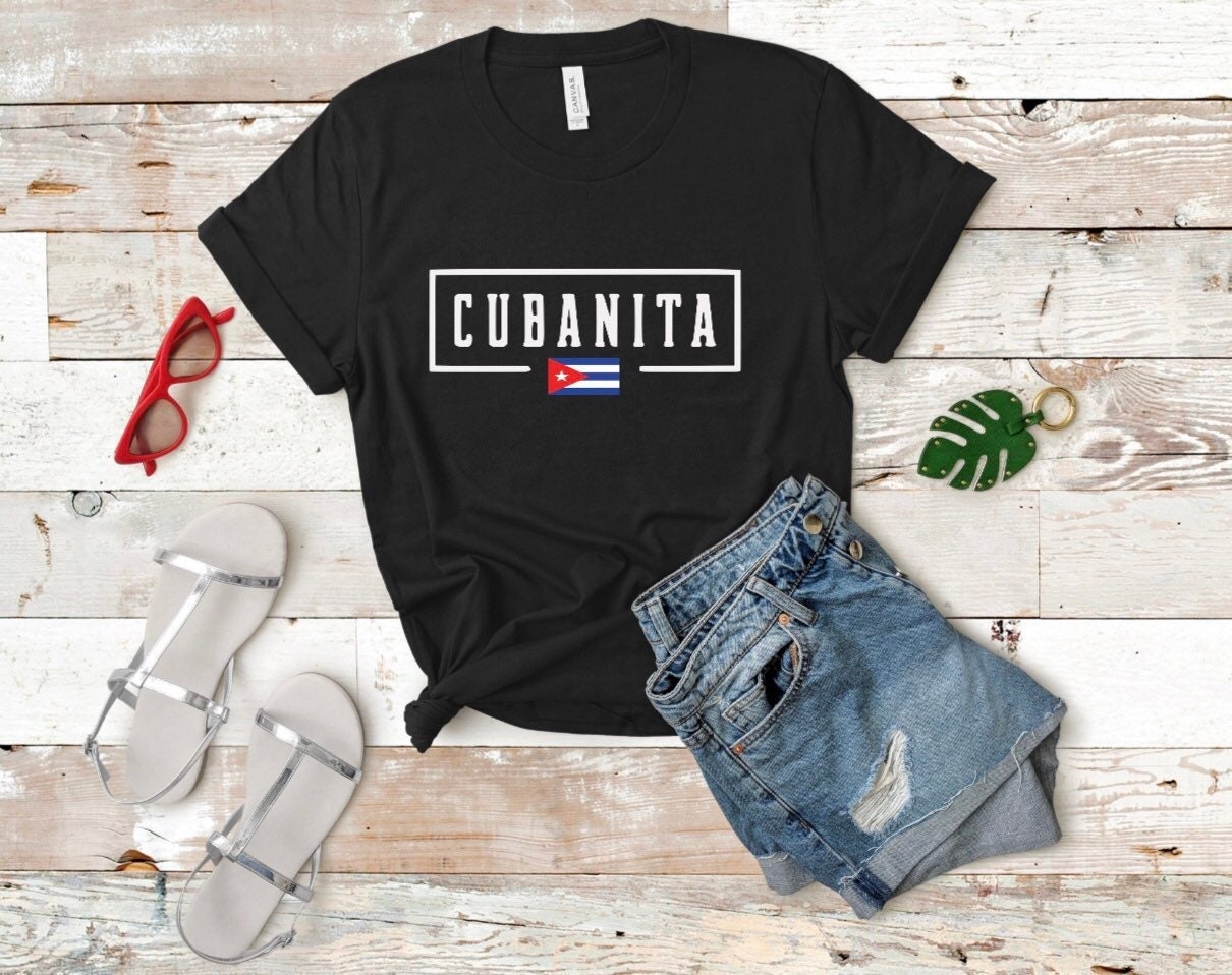 Cubanita Shirt, Free Cuba Shirt, SOS Cuba, Patria Y Vida, Cuban Flag ...