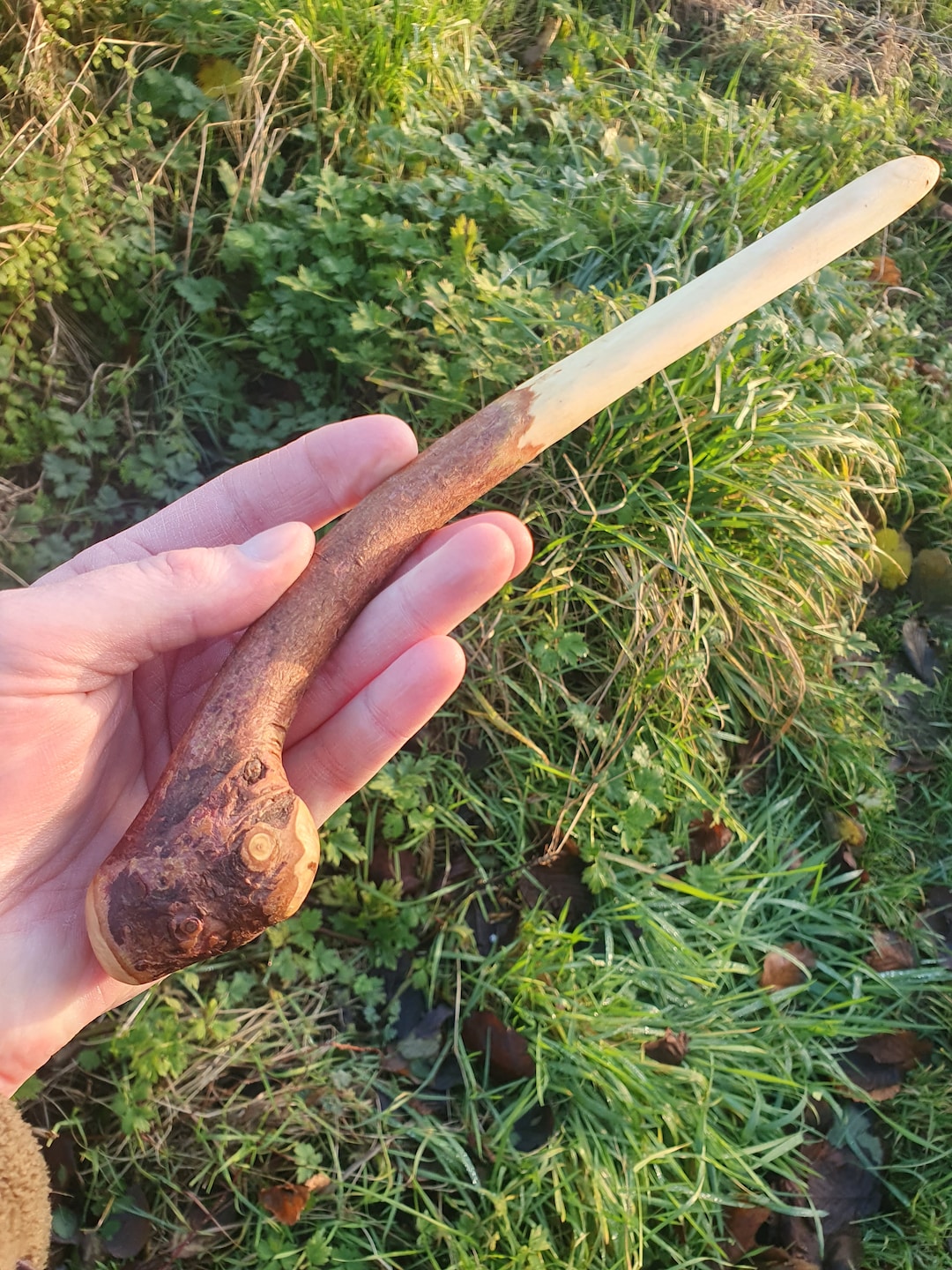 Handcrafted Irish Yew 30cm Wand sacred Trees Faerie Wand - Etsy