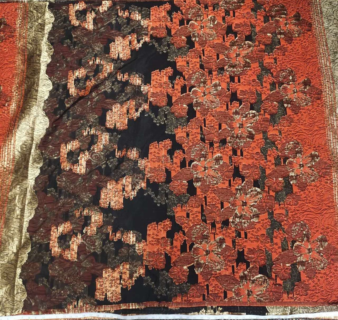 Orange Gold Fabric - Etsy