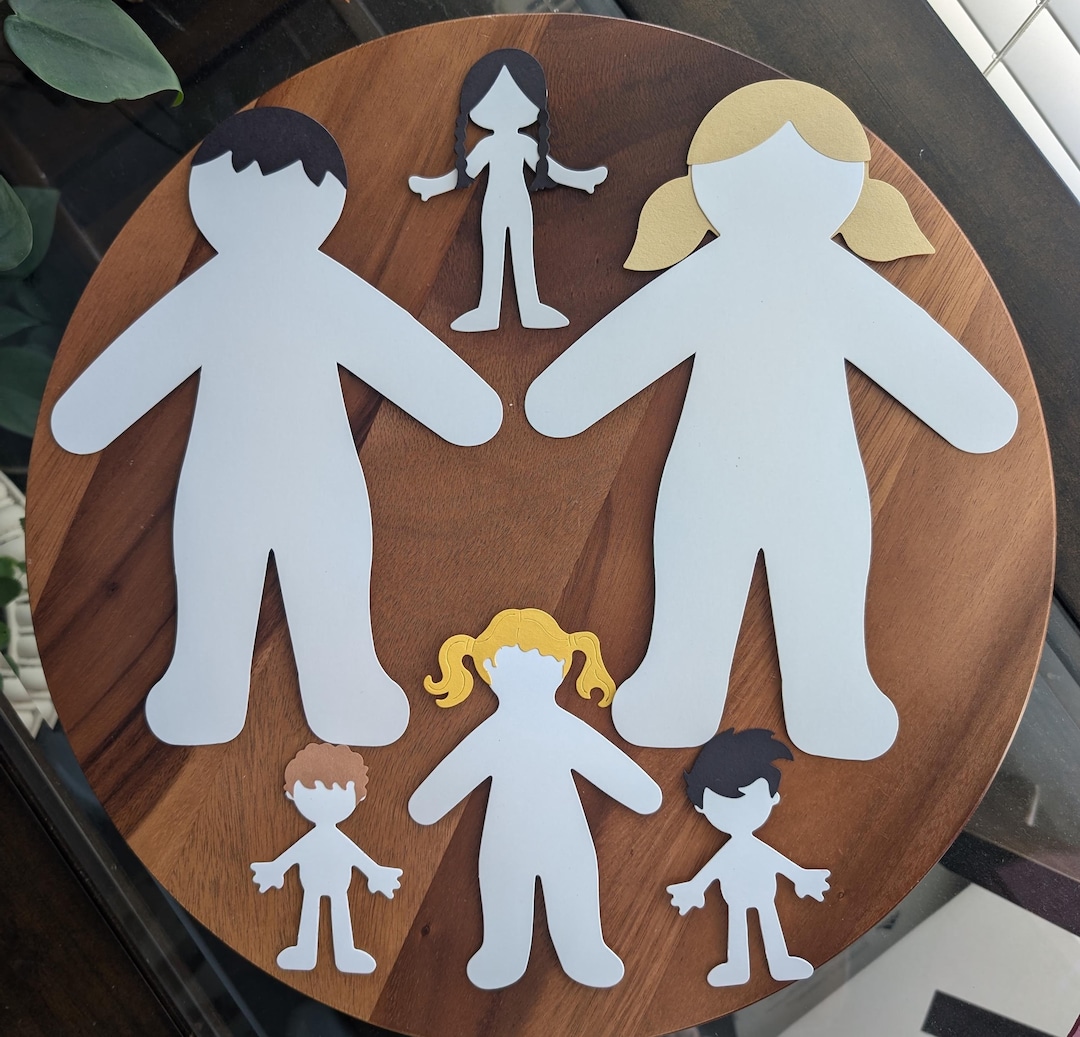 People Cut-out Items for School and Crafts - Etsy
