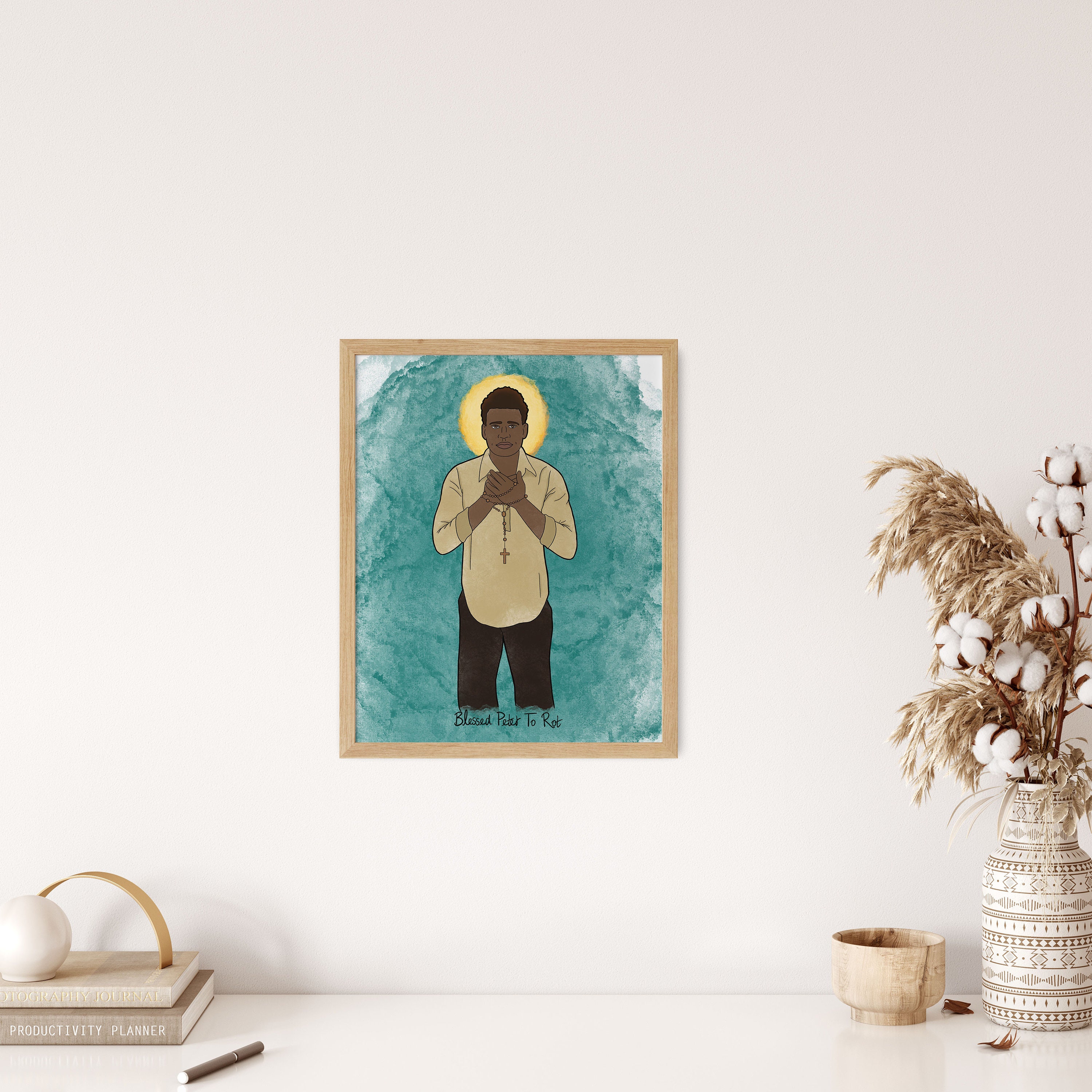 Blessed Peter to Rot, Religious Art, Catholic Saint, Confirmation Gift ...
