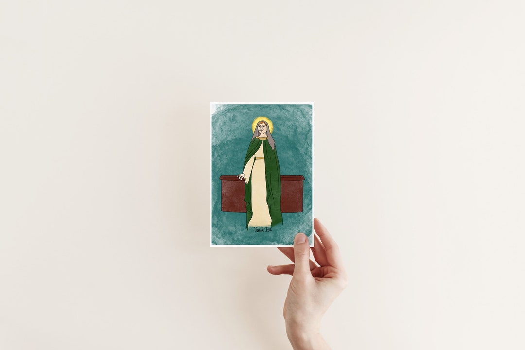 Saint Ita, Religious Art, Catholic Saint, Confirmation Gift, Catholic ...