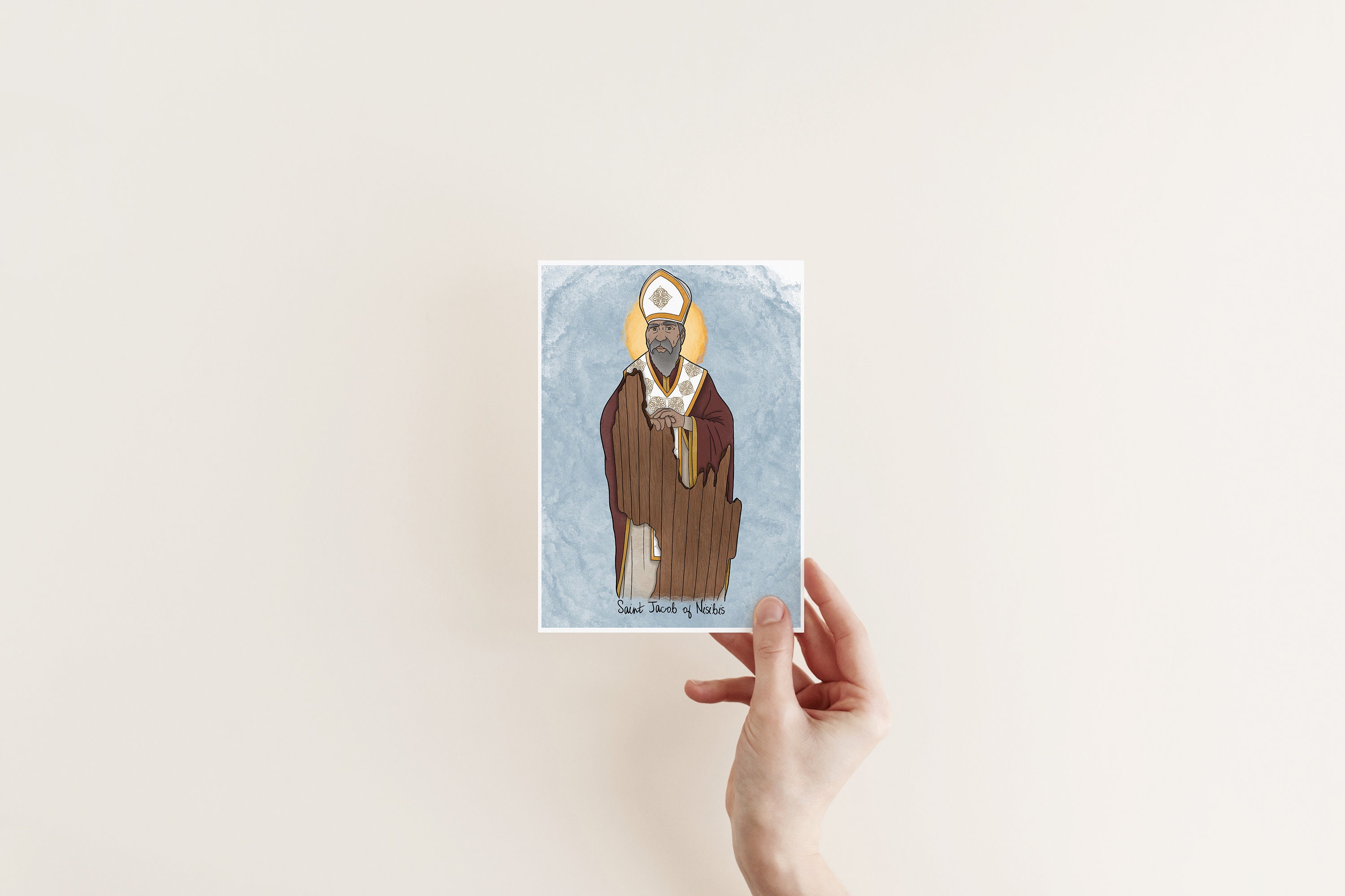 Saint Jacob of Nisibis, Religious Art, Catholic Saint, Confirmation ...