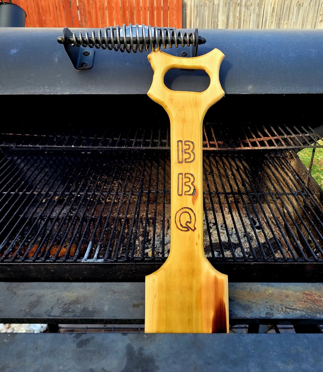 Wooden Grill Scraper, Serving Tray, Grill Cleaner, Father's Day Gift ...