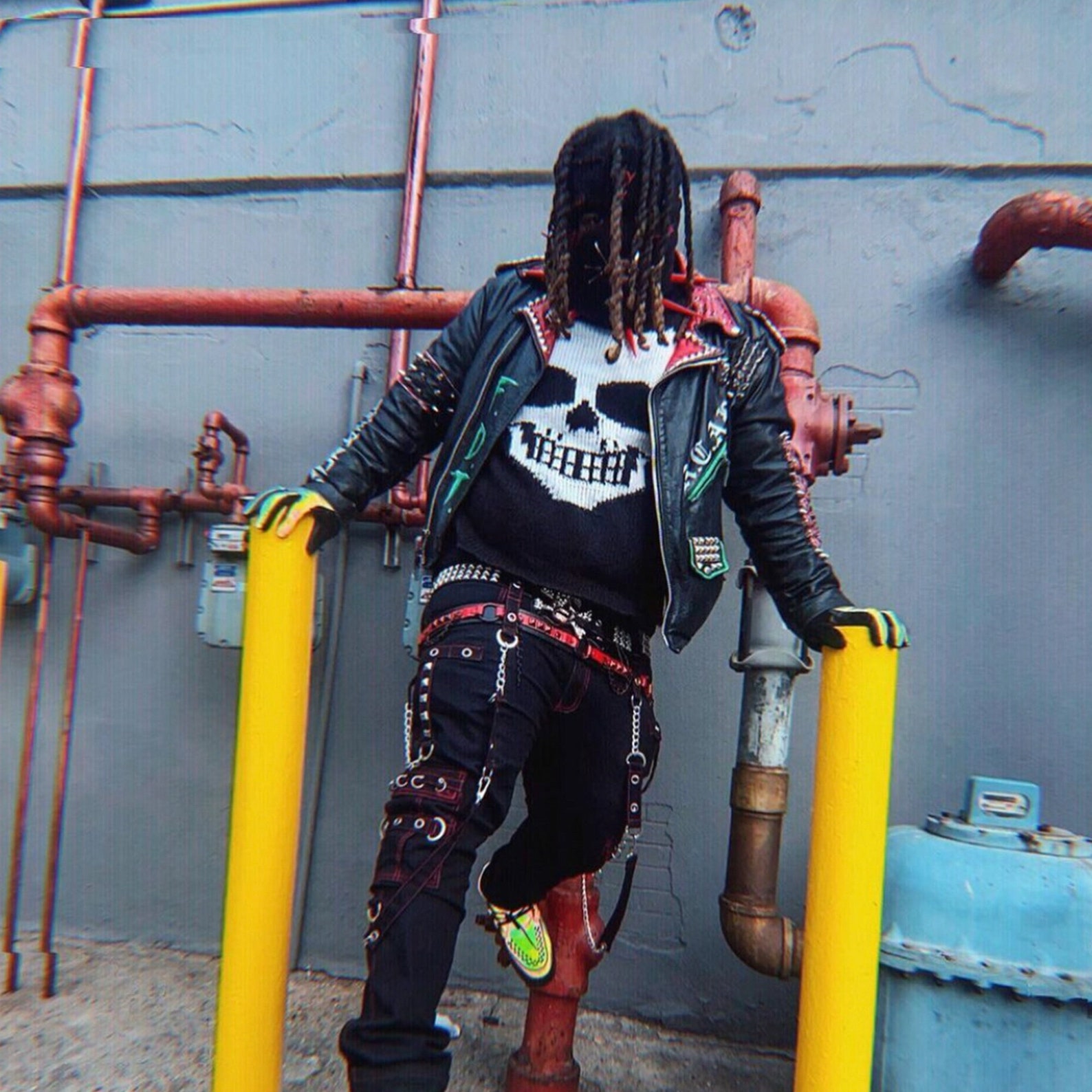 Ski Mask Balaclava for Big Hair Long Hair & Dreads Winter Clothing ...