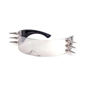 Spike Sunglasses Cyberpunk Spike Sunglasses Futuristic Rave High ...