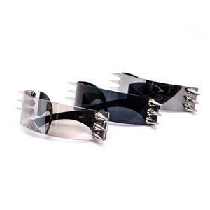 Spike Sunglasses Cyberpunk Spike Sunglasses Futuristic Rave High ...