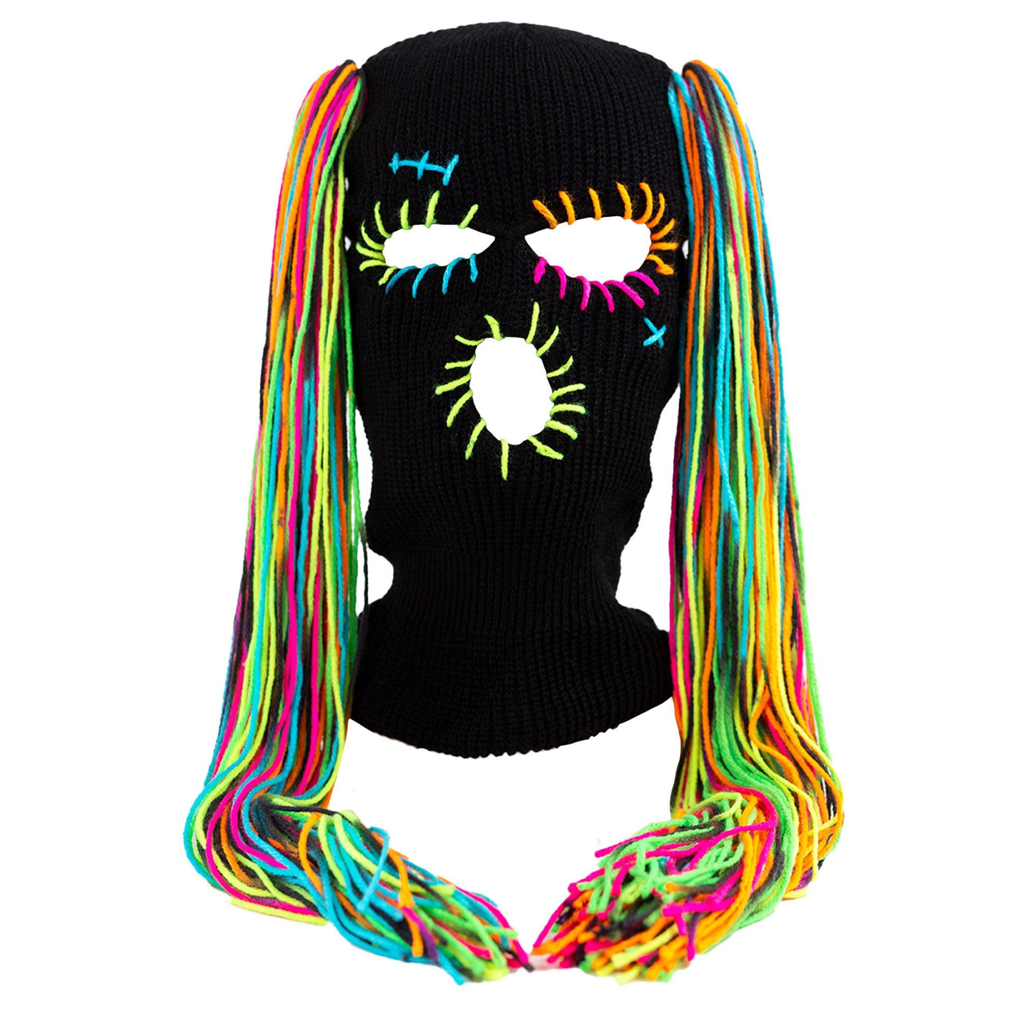 Ski Mask Balaclava Blacklight Winter Hat Winter Balaclava Ski Mask ...