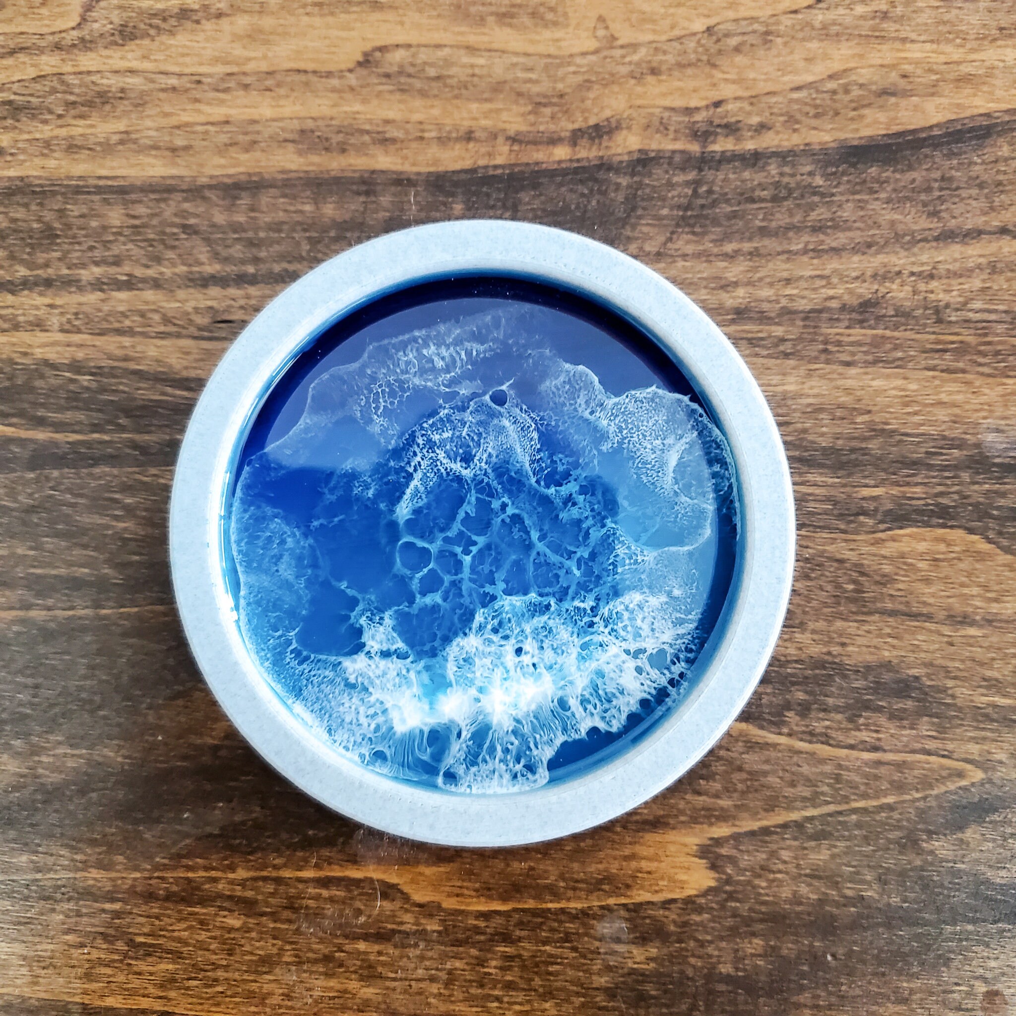 3d Printed Resin Art Coasters Ocean Coasters Set of 4 2 - Etsy