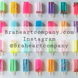 Pop Art Popsicle Wall Hanging, Home Decor, 30 Popsicle Sculptures ...