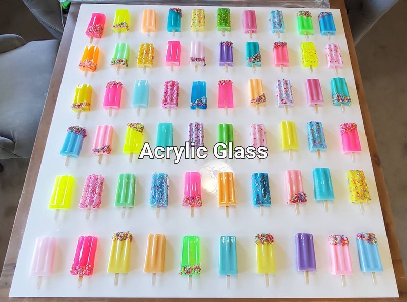 Pop Art Popsicle Wall Hanging Home Decor 40 Popsicle - Etsy