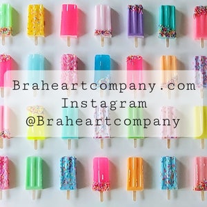 Popsicle Shadow Box, Pop Art Wall Hanging, Nursery Wall Art, Home Decor ...