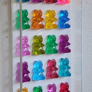 Nursery Gummy Bear Wall Decor, Nursery Pop Art, Handmade Wall Decor ...