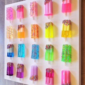 Iconic Pop Art Popsicle Wall Decor Modern Pop Art 20 Resin - Etsy UK