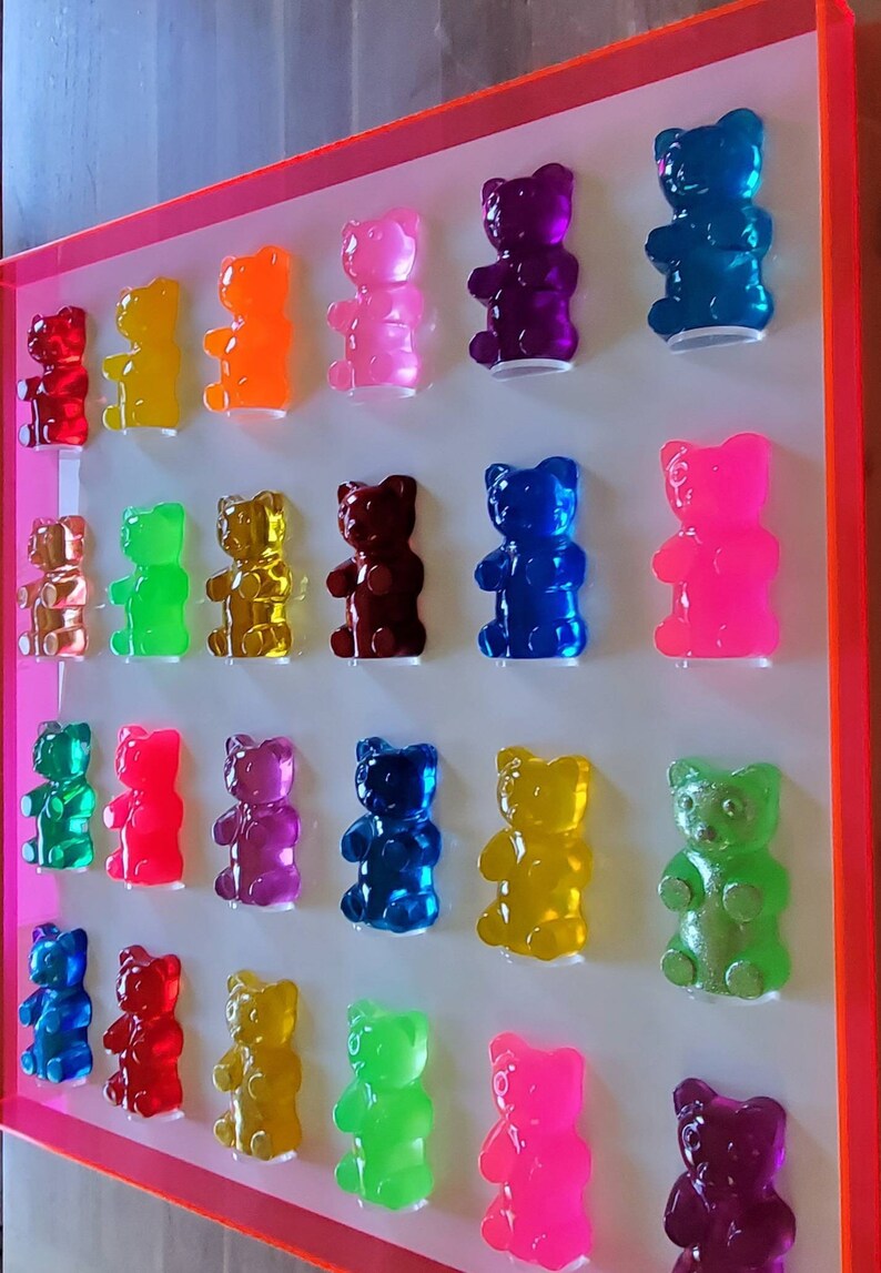 Giant Gummy Bear Wall Decor Modern Pop Art 24 Jumbo Resin - Etsy
