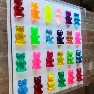 Giant Gummy Bear Wall Decor Modern Pop Art 24 Jumbo Resin - Etsy