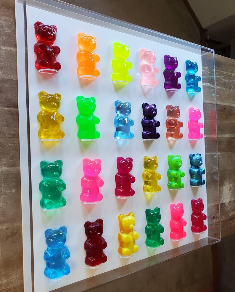 Giant Gummy Bear Wall Decor Modern Pop Art 24 Jumbo Resin - Etsy