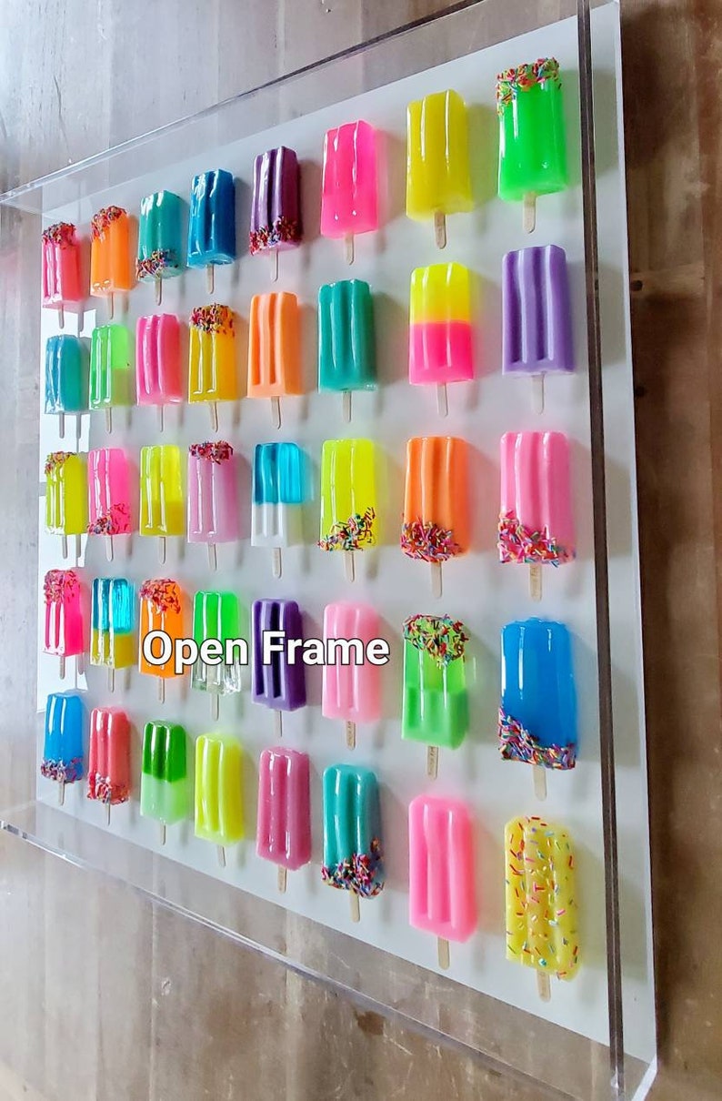 Pop Art Popsicle Wall Hanging Home Decor 40 Popsicle - Etsy