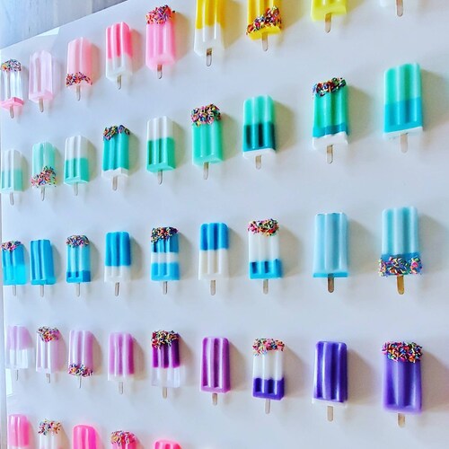 Pop Art Popsicle Wall Hanging Home Decor 40 Popsicle - Etsy