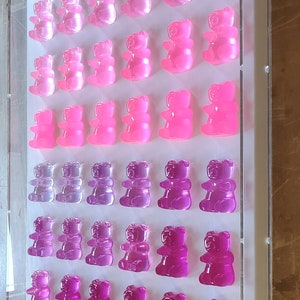 Pop Art Gummy Bear Wall Decor, Modern Pop Art, 42 Resin Bears, Kitchen ...