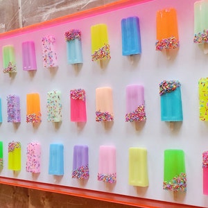 Pop Art Popsicle Wall Hanging Home Decor 30 Popsicle - Etsy