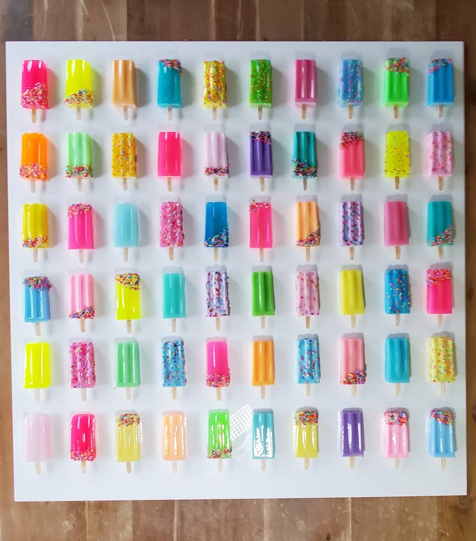 Pop Art Popsicle Wall Hanging Home Decor 60 Popsicle - Etsy