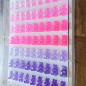 Pop Art Gummy Bear Wall Decor, Modern Pop Art, 63 Resin Bears, Kitchen ...