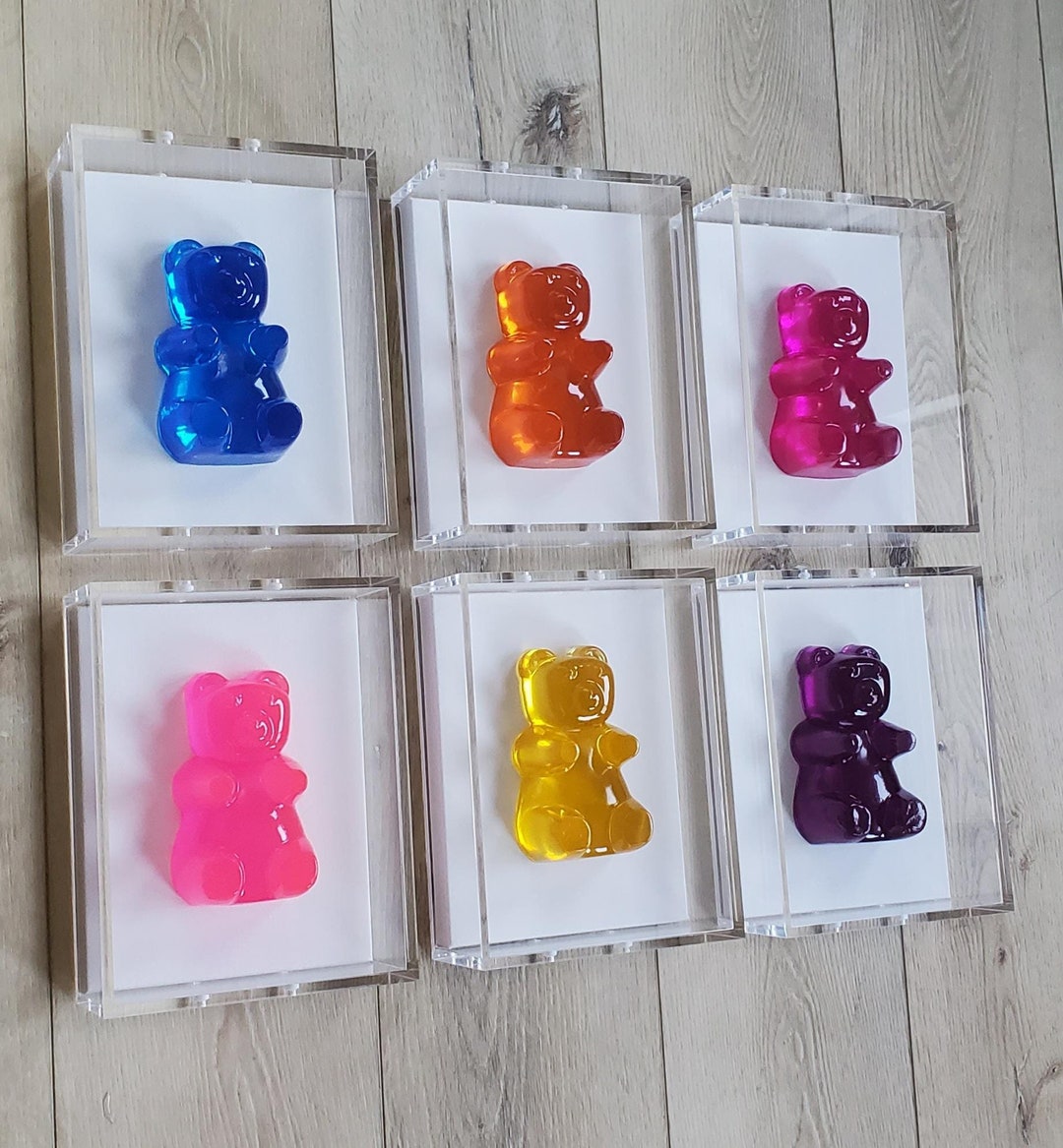 5 Inch Resin Bear With Gallery Frame | Unique Gift for Any Occasion ...