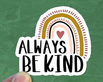 Be Kind Sticker - Etsy
