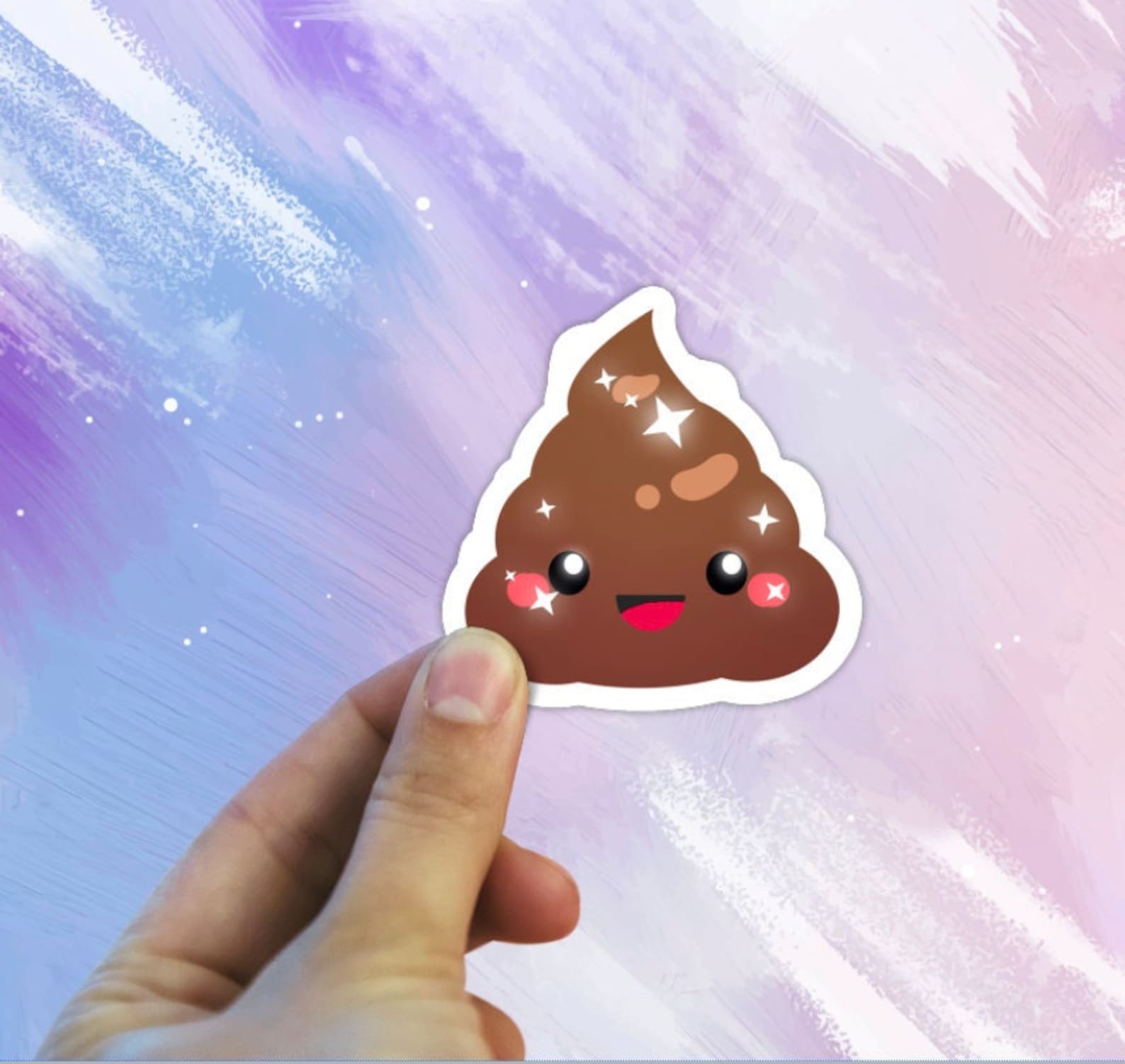Poop Emoji Sticker Poop Emoji Emoji Stickers Poop Stickers - Etsy Australia