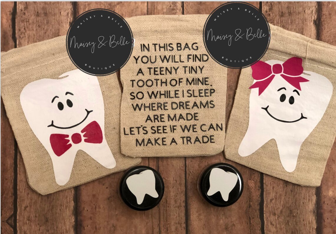 Tooth Fairy Bag Personalized Tooth Fairy Bag Tooth Fairy | Etsy