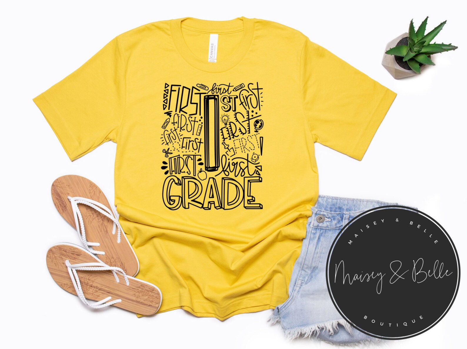 1st Grade Typography Shirt, First Grade Typography Shirt, 1st Grade ...