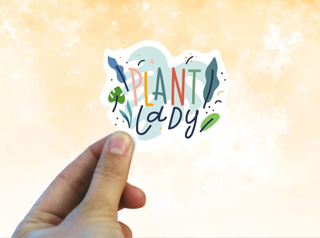 Plant Lady Sticker, Plant Stickers, Plant Lady, Plant Sticker, Plant ...