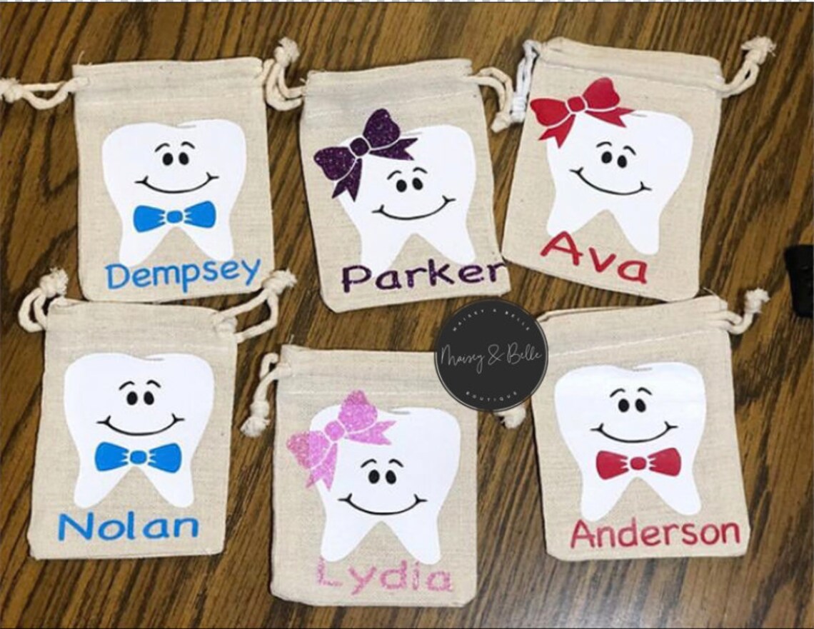 Tooth Fairy Bag Personalized Tooth Fairy Bag Tooth Fairy | Etsy