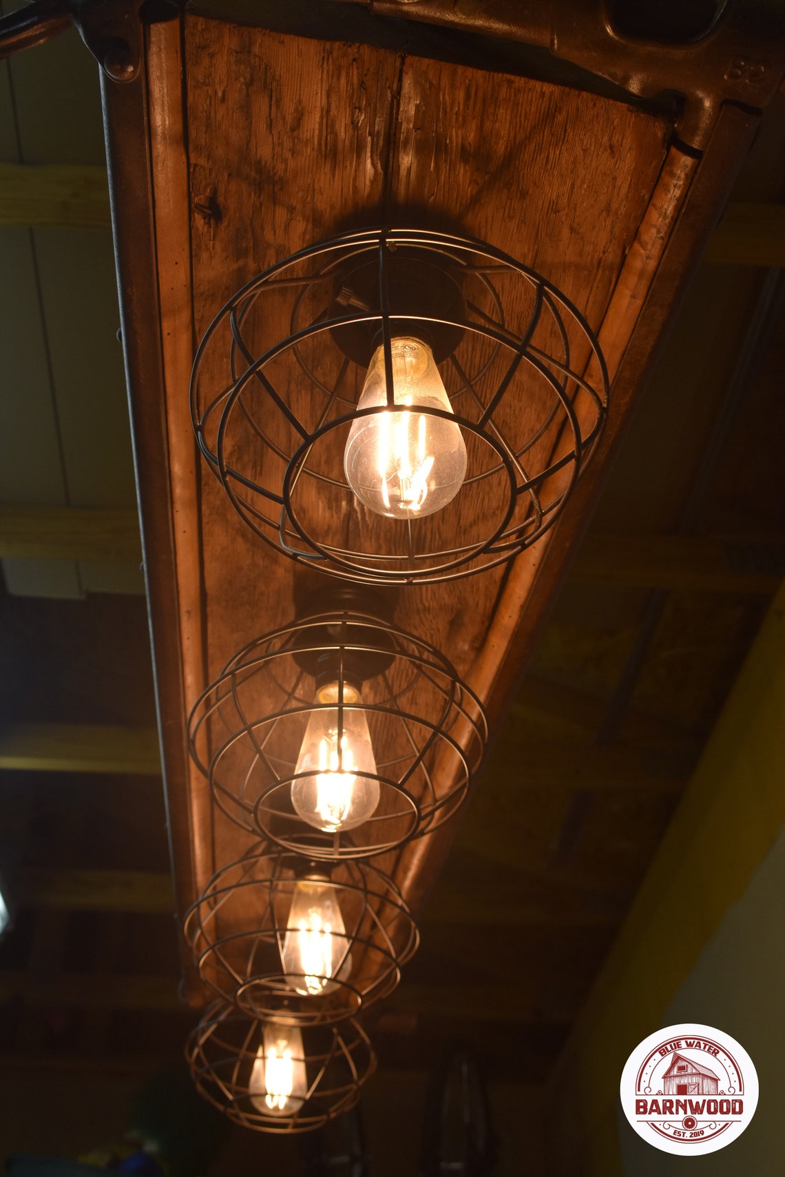 Beautiful Antique Cow Stanchion Light Fixture | Etsy