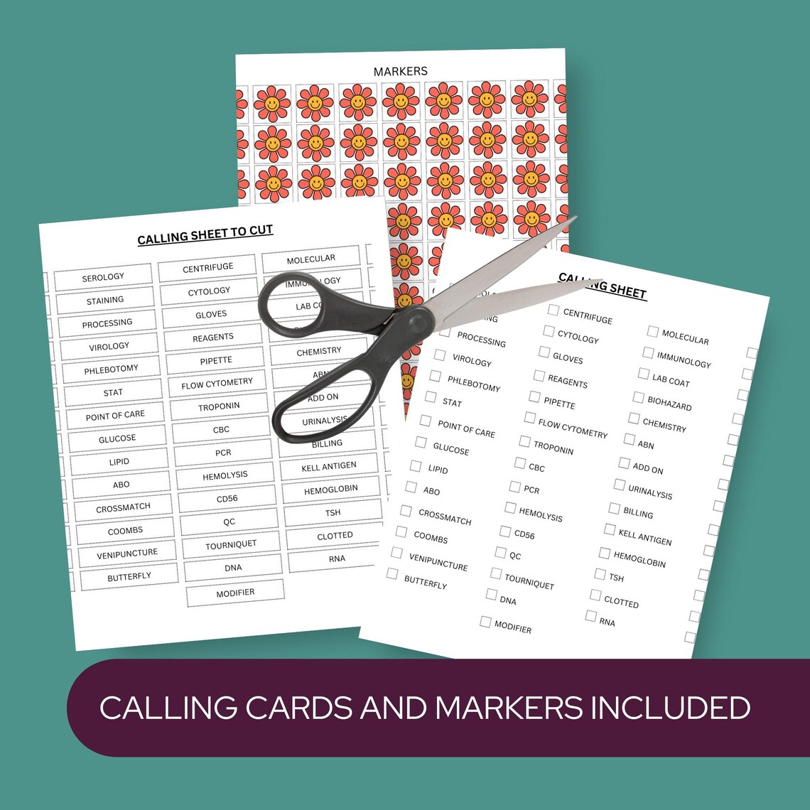 Lab Week 2025 Bingo Printable, Laboratory Professional Week, Med Tech ...