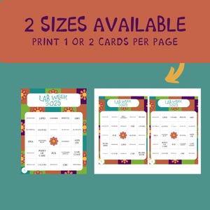 Lab Week 2025 Bingo Game, Medical Laboratory (digital Download) - Etsy