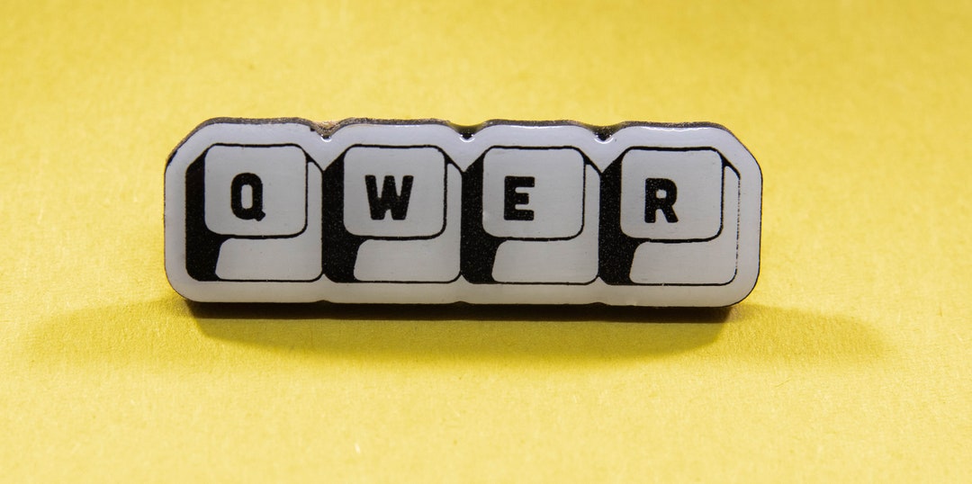 QWER Keyboard Pin - Etsy
