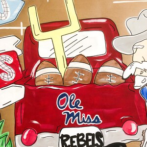 Tailgate Banner Event Banner Custom Butcher Sign Sports Banner Kraft ...