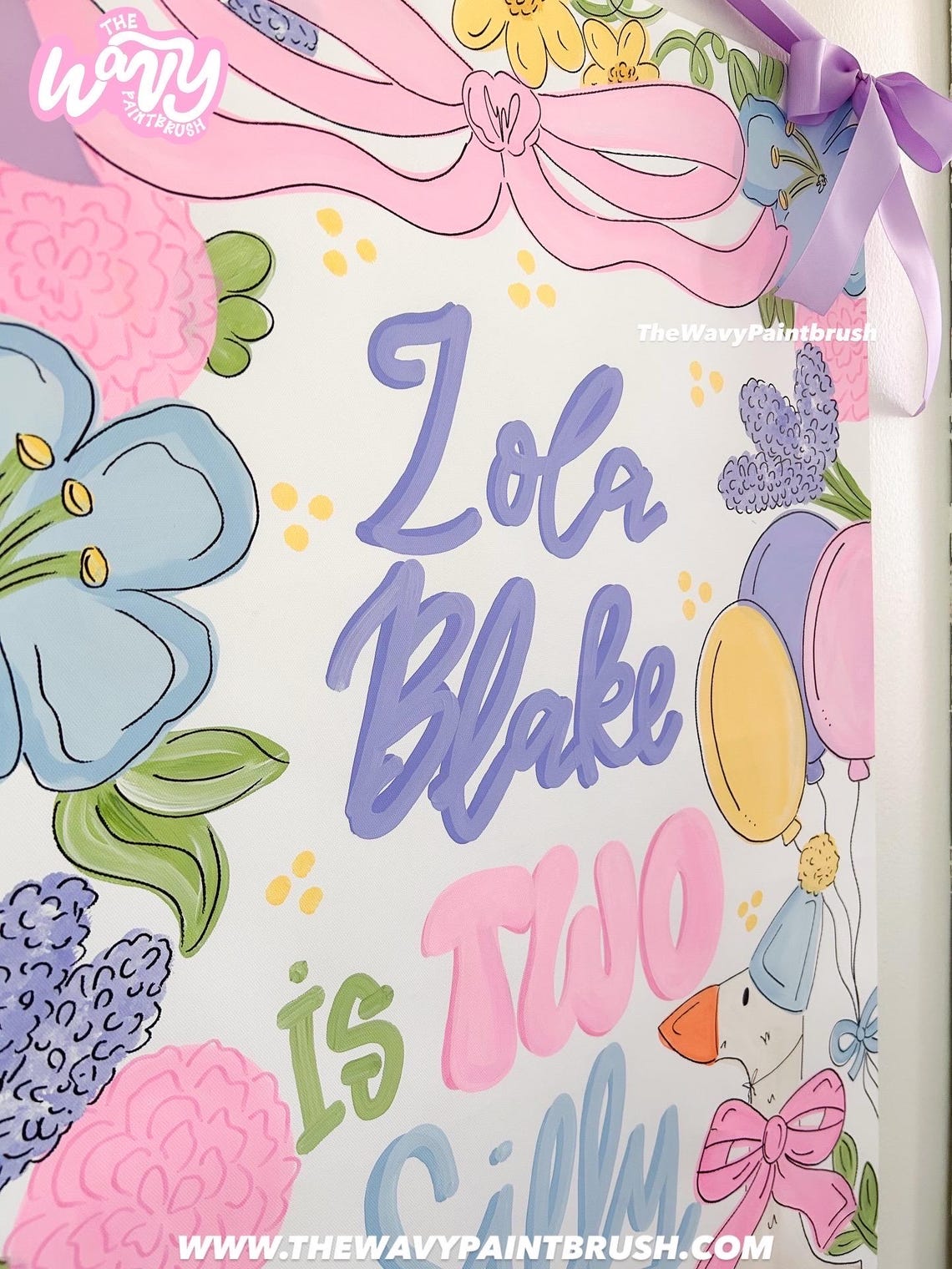 Canvas Banner| Paper Banner | Custom | Hand Painted | Party Banner ...