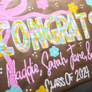 Graduation Banner| Kraft Paper Banner | Custom | Hand Painted | Party ...