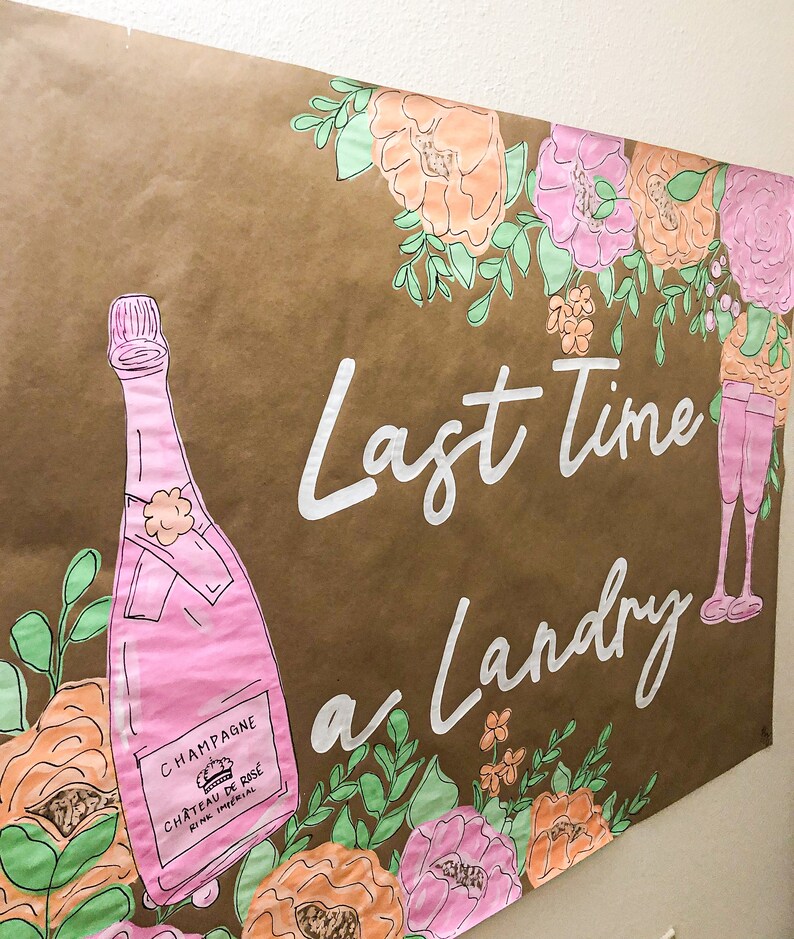 Butcher Sign Bachelorette Banner Kraft Paper Banner - Etsy