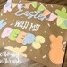 PREORDER Easter Banner | With My Peeps Banner | Kraft Paper Banner ...