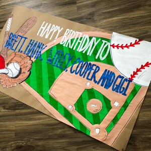 Butcher Sign | Birthday Banner | Kraft Paper Banner | Custom | Hand ...