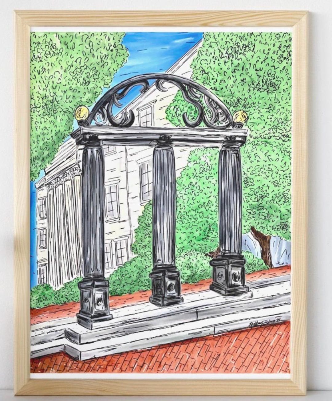 UGA Original Acrylic Print ONLY - Etsy