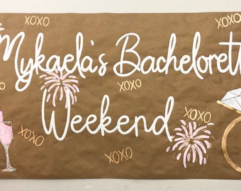 Custom Butcher Paper Banner Hand-painted - Etsy
