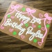 Butcher Sign Birthday Banner Kraft Paper Banner Custom Hand Painted ...